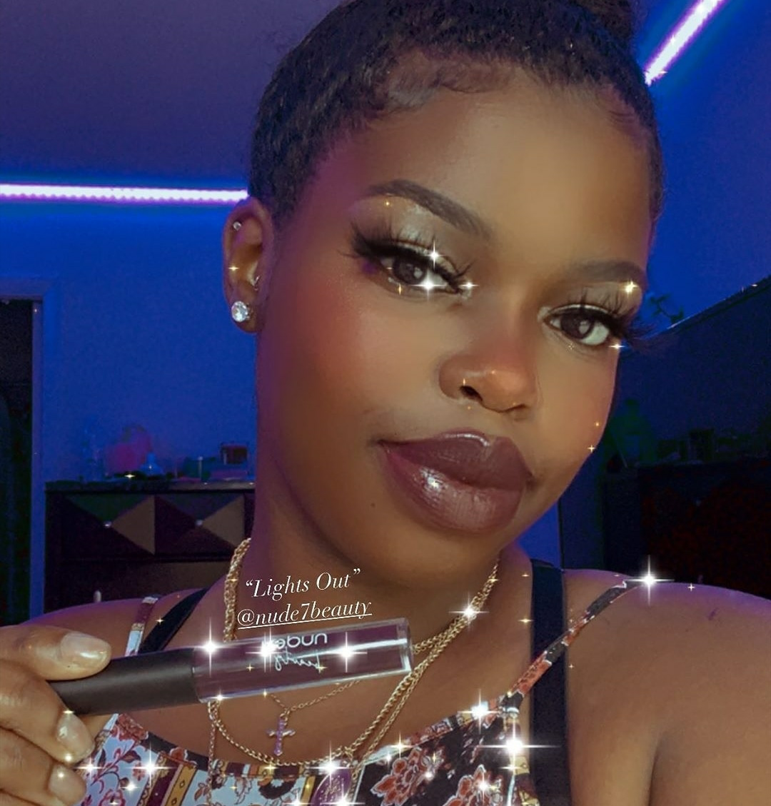 Shiny Lip Gloss Nude7 Beauty